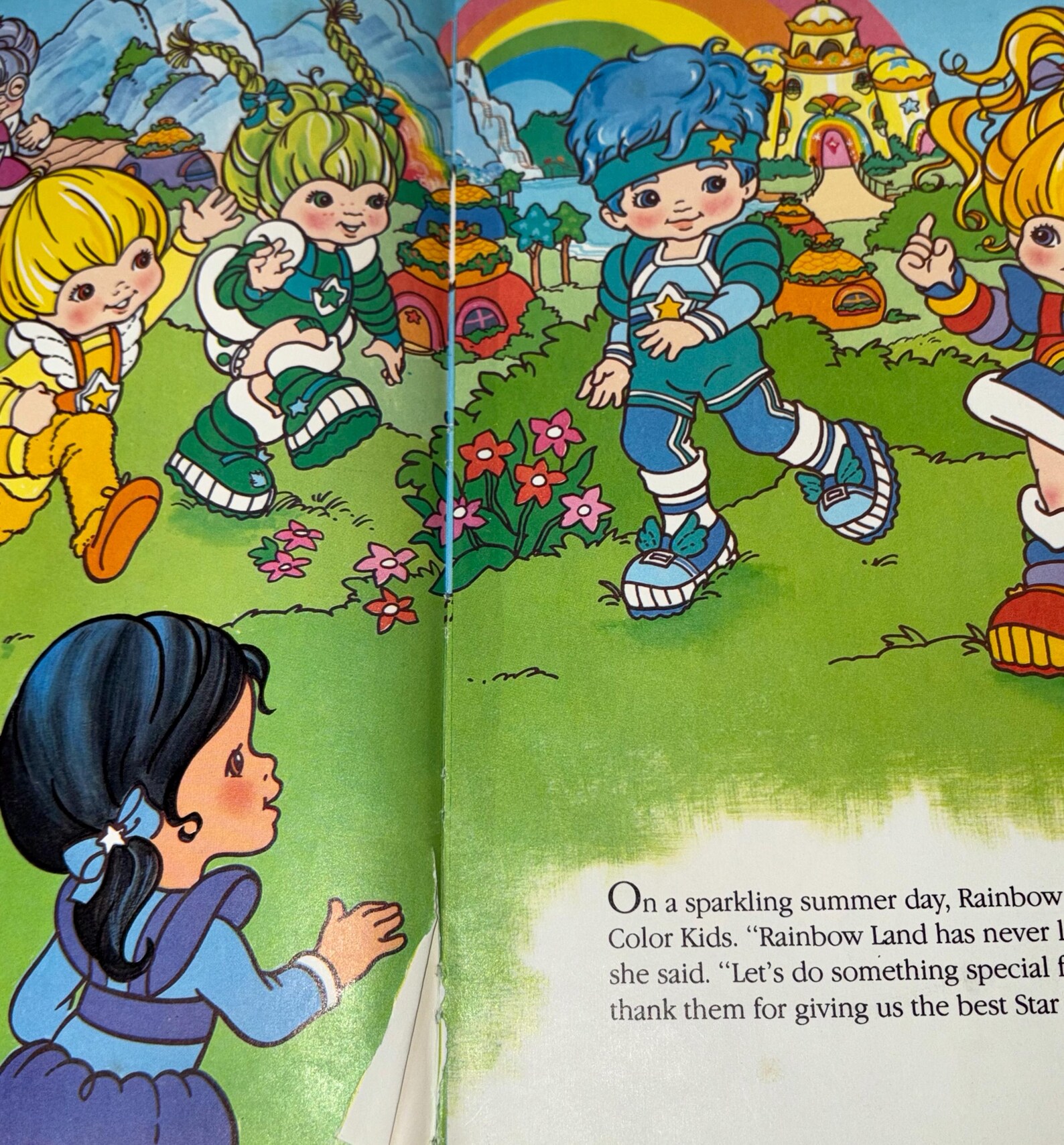 1985 Rainbow Brite Starlight Saves the Day Vintage Hardcover Children’s ...