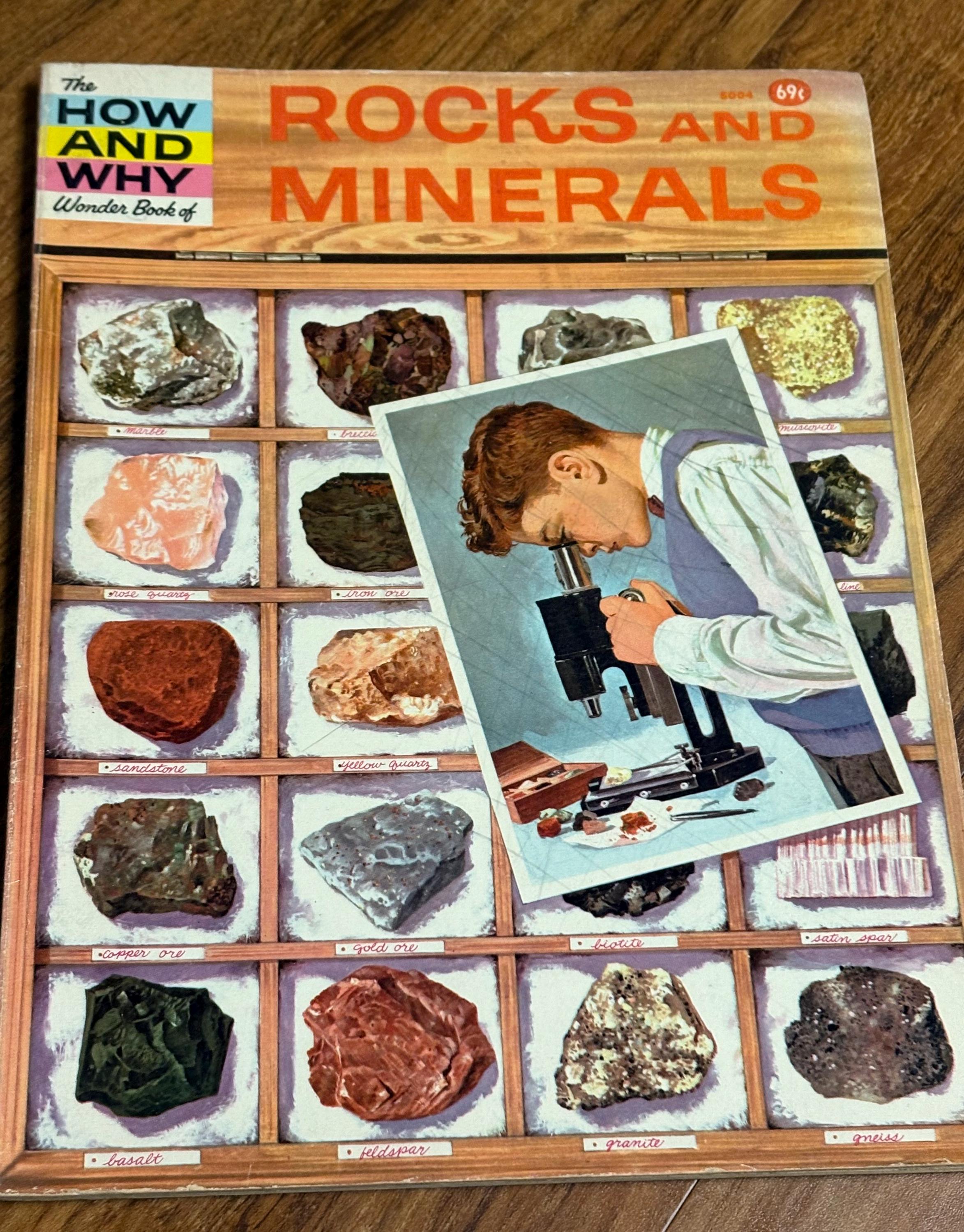 1960s Vintage Rocks and Minerals Book How and Why Kids School Book ...