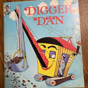 Vintage Childrens Book Digger Dan - Etsy