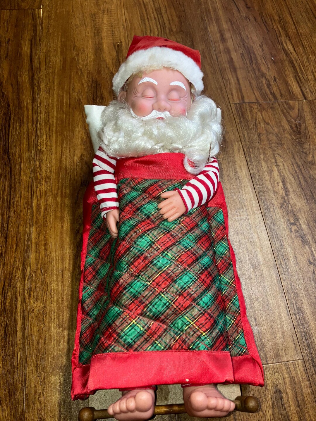 Rare Vintage 1990s Animated Snoring Santa Claus in Bed Tested Works - Etsy