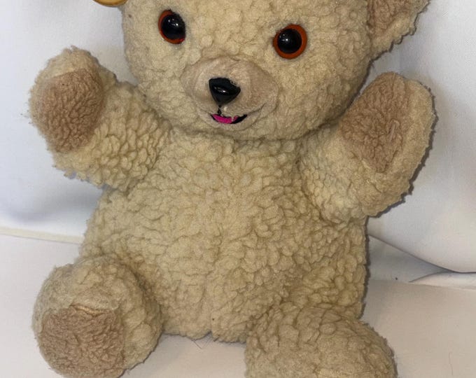 Vintage 80s Snuggle White Plush Bear Lever Brothers Fabric Softener ...