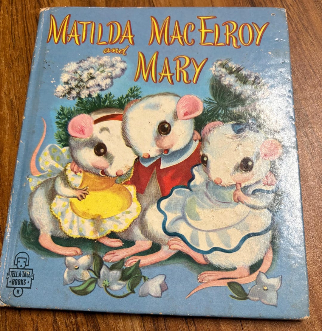Vintage Children’s Book Tell A Tale Matilda Macelroy & Mary 195O 1st ...