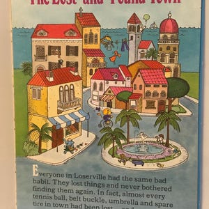 1978 the Lost and Found Town a Picture Story With Hidden Objects on ...