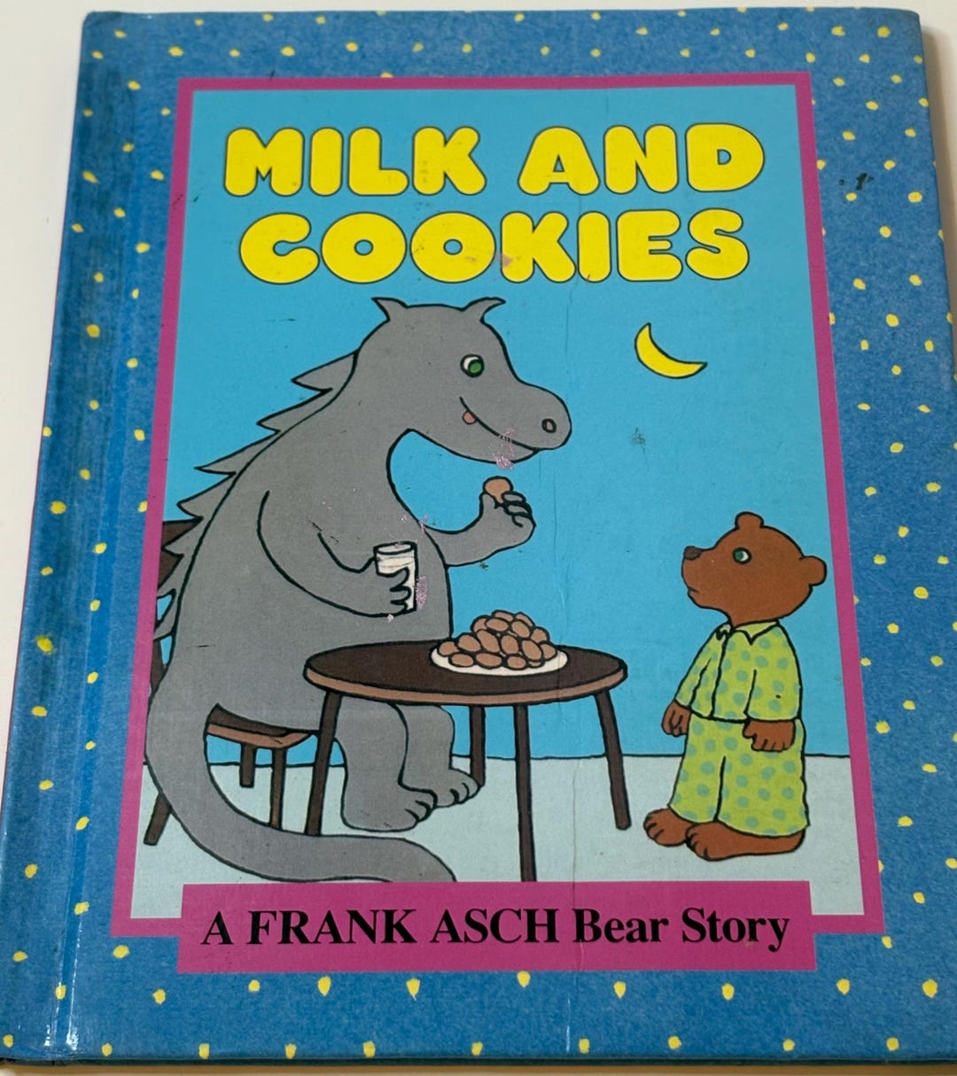 1982 Milk & Cookies A Frank Asch Bear Story Vintage Children’s Book ...