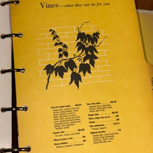 1954 Vintage Better Homes & Gardens Book Binder, Nature Gardening ...