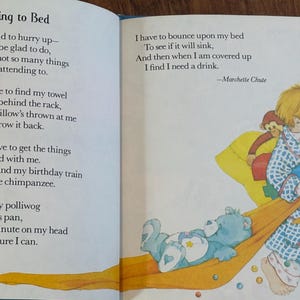 1983 A Care Bears Book of Bedtime Poems Vintage Children’s Book - Etsy