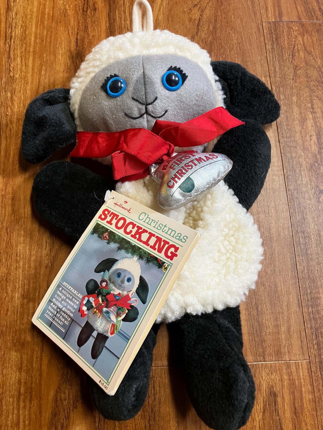 New Hallmark Stuffables Plush Sheep Stocking Baby’s First Christmas - Etsy