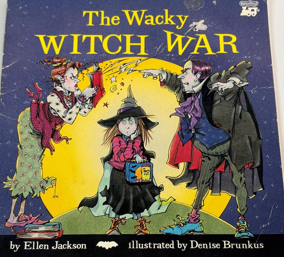 1996 the Wacky Witch War Vintage Children's Book Halloween Vintage ...