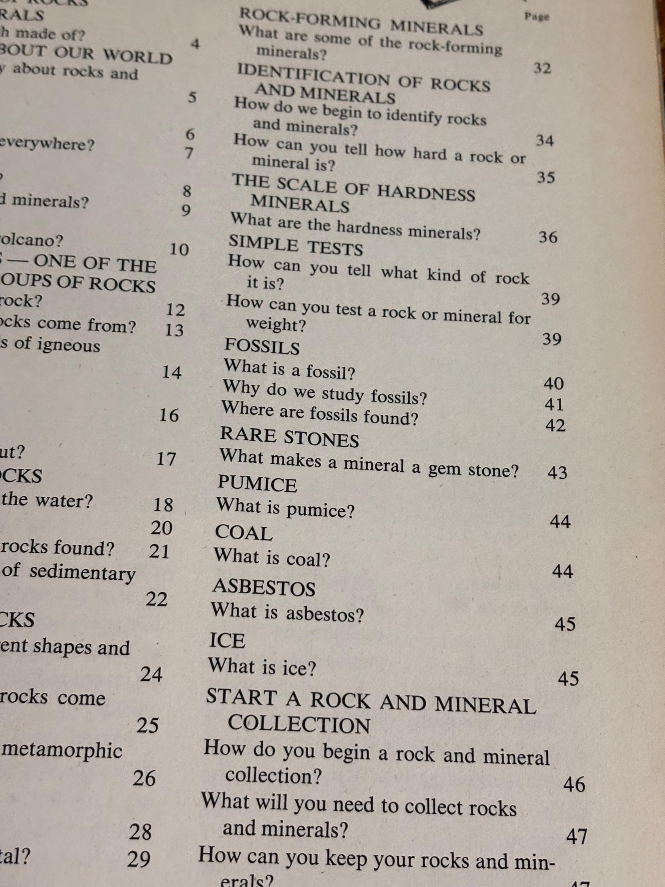 1960s Vintage Rocks and Minerals Book How and Why Kids School Book ...