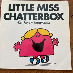 1997 Vintage Children’s Book Little Miss Chatterbox - Etsy