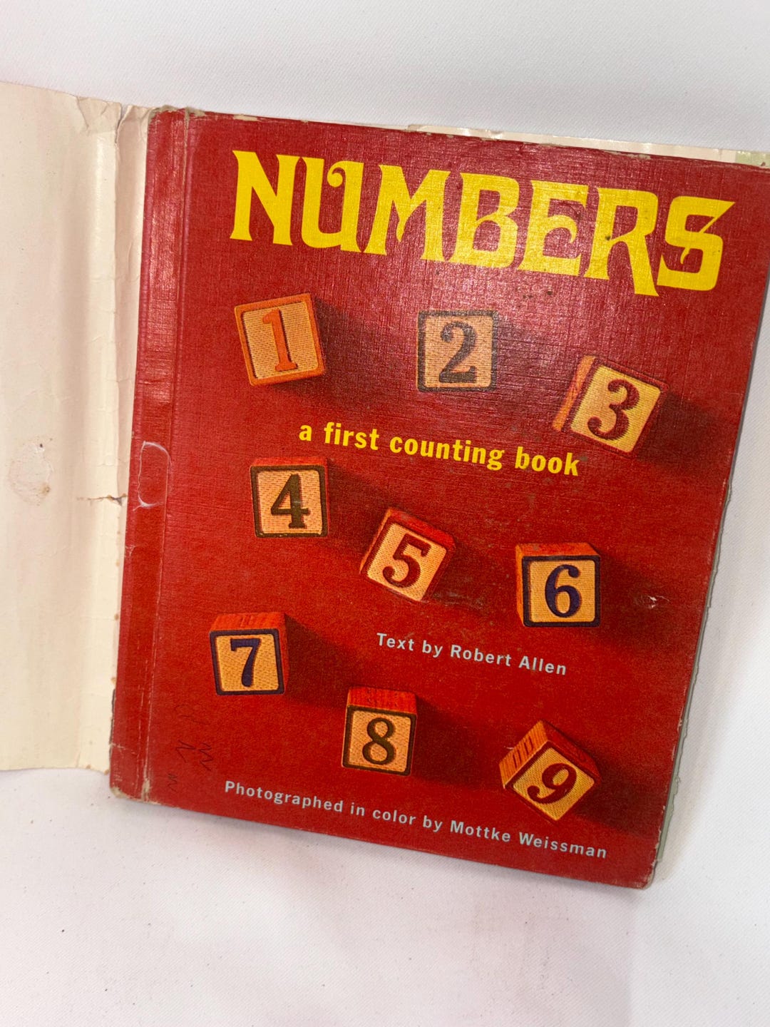 1968 Vintage Children’s Learning Book Numbers A First Counting Book ...