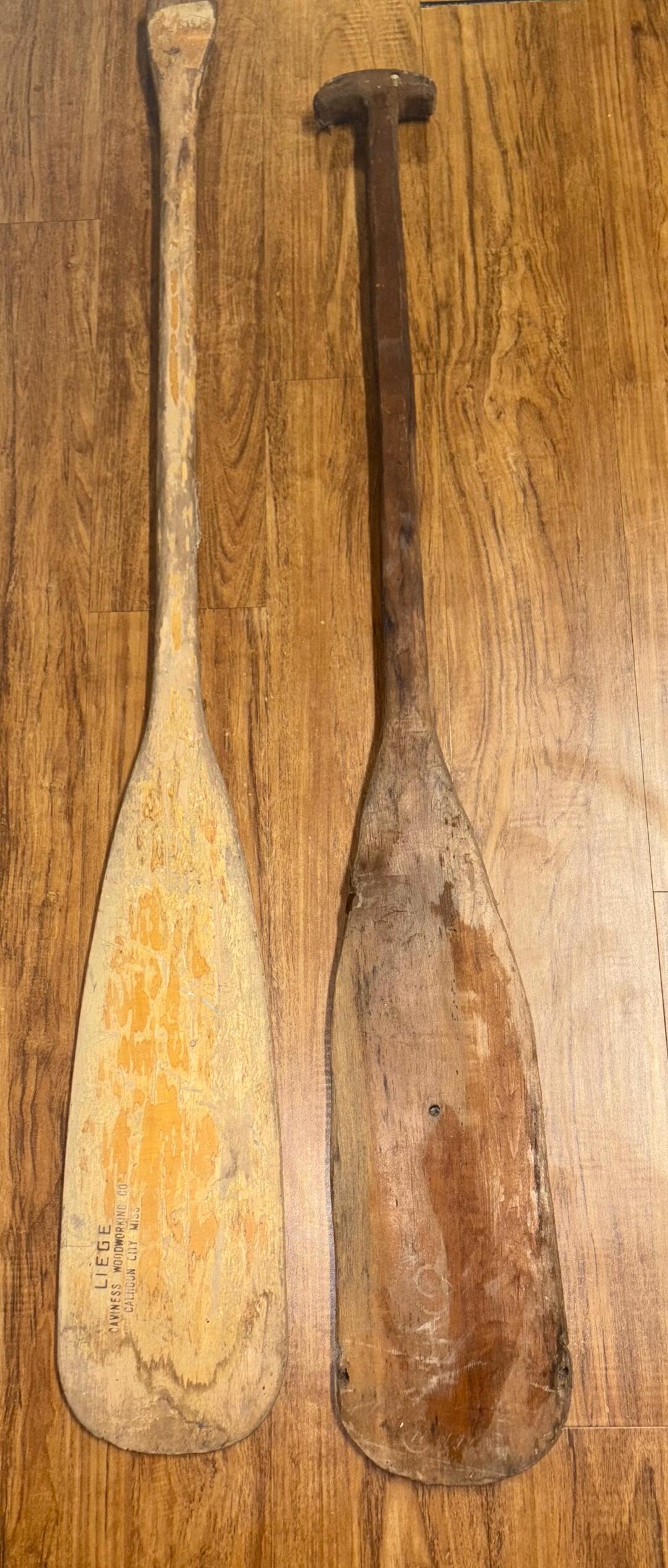 Antique Wooden Boat Oars Distressed 2 - Etsy