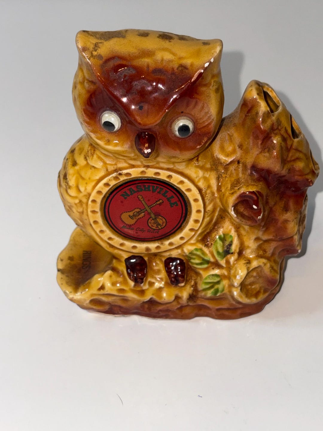 Vintage 1970’s Owl Measuring Spoon Holder Nashville Souvenir Rare - Etsy