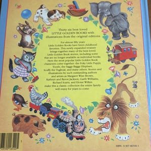 Treasury of Little Golden Books Large Vintage Hardcover Children’s Book ...