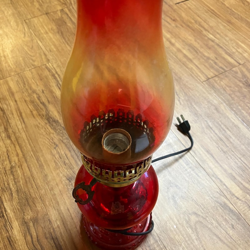 Electric Hurricane Lamp - Etsy
