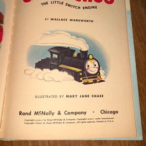 Vintage Children’s Book Choo-choo the Little Switch Engine - Etsy