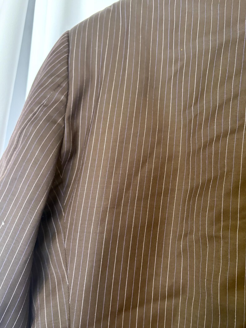 Vintage Men’s Gray Pin Striped 2 Piece Suit 43 Size - Etsy