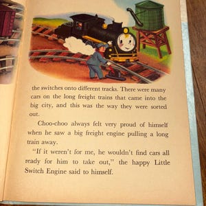 Vintage Children’s Book Choo-choo the Little Switch Engine - Etsy
