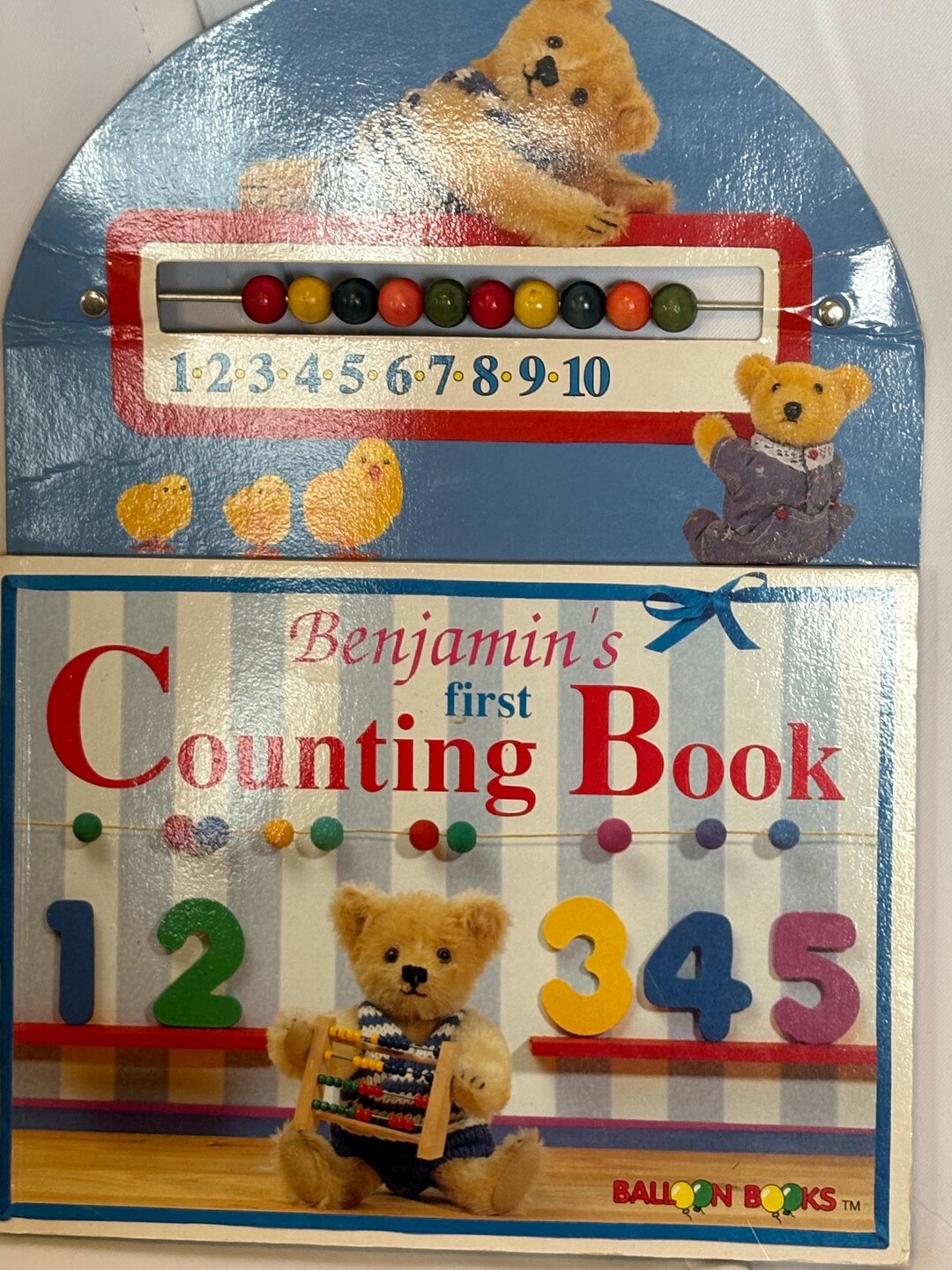 Vintage Children’s Book First Counting Book With Counting Beads ...