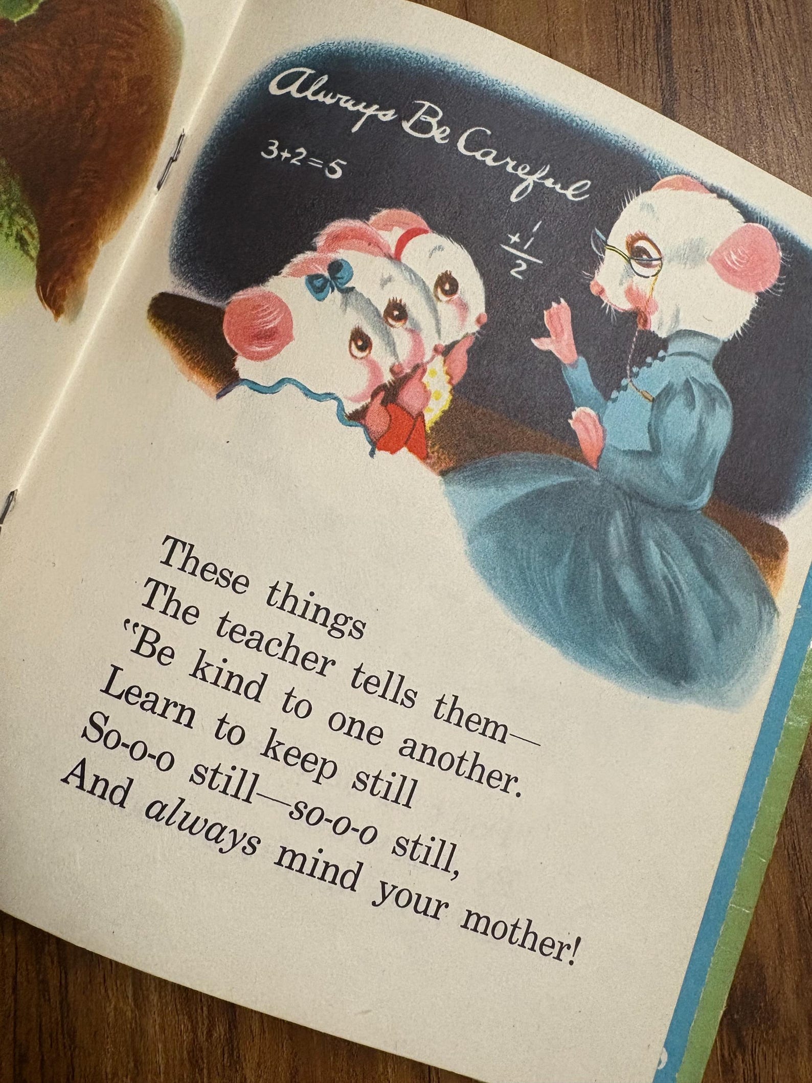 Vintage Childrens Book Tell A Tale Three Little Mice 50s 1st Edition ...