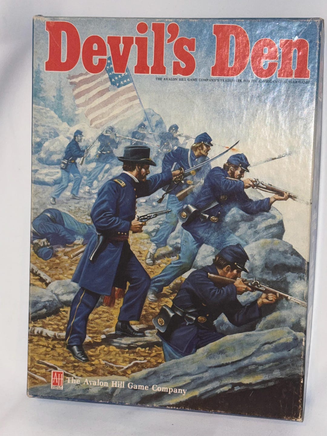Vintage Civil War Board Game Devils Den - Etsy