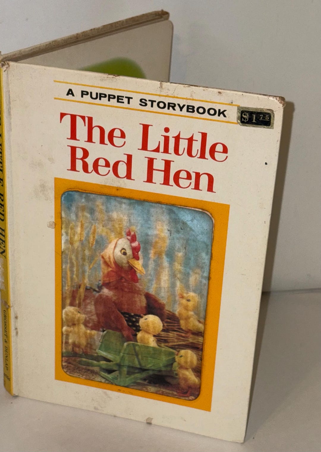 1968 the Little Red Hen A Puppet Story Book Hardcover - Etsy