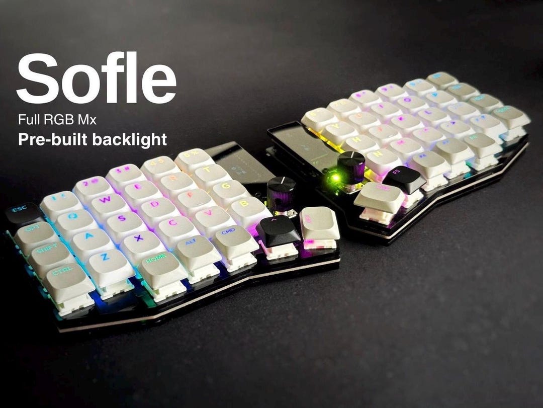 Sofle RGB MX, Low Profile Keycaps - Etsy UK