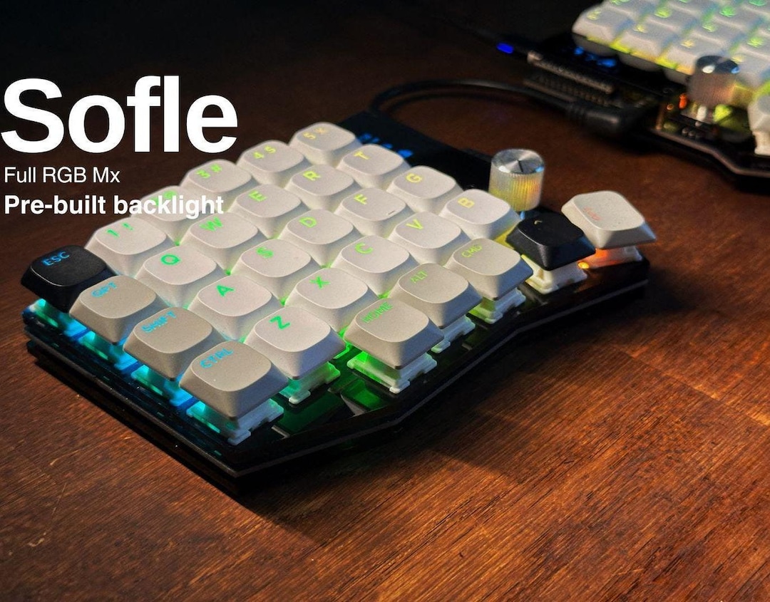Sofle RGB MX, Low Profile Keycaps - Etsy México