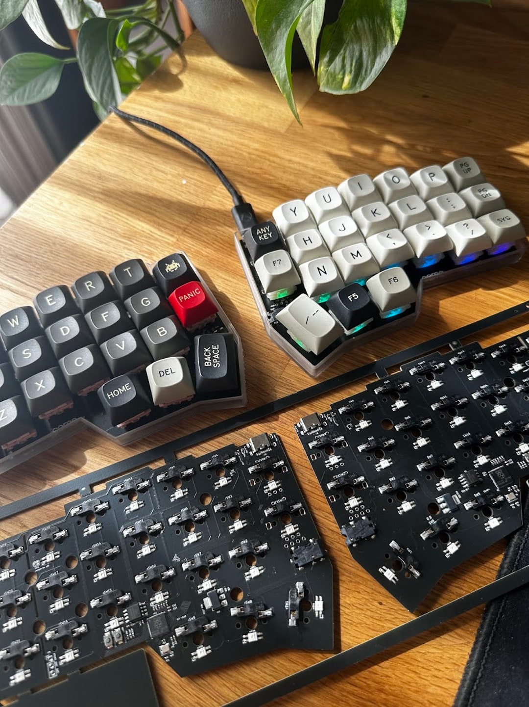 Corne V4 Mx PCB Split Ergonomic Keyboard Corne Crkbd V4 MX Assembled ...