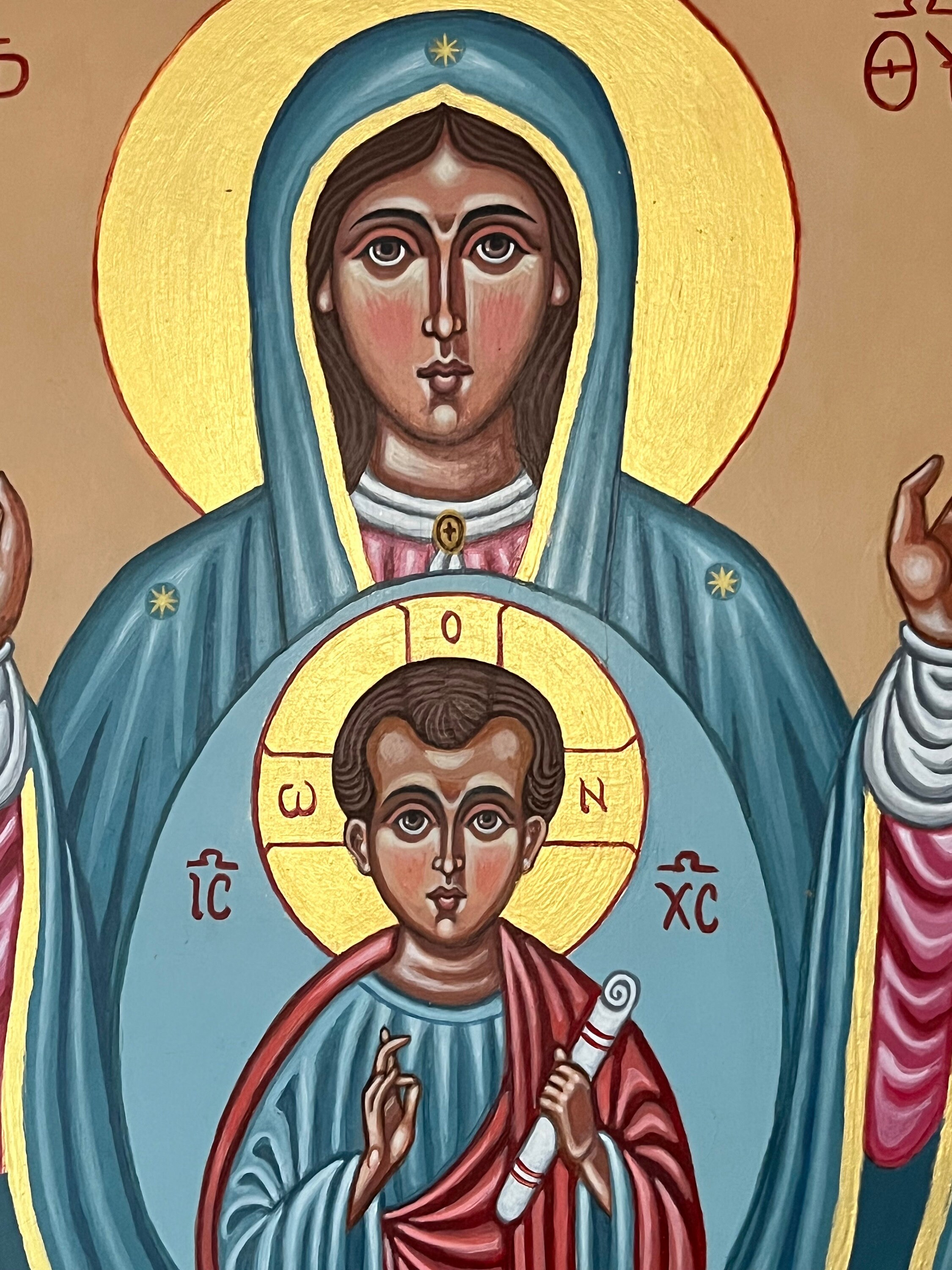 Blessed Virgin Mary of the Sign, Theotokis of the Sign. - Etsy