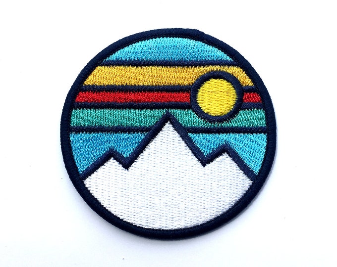 Mountain Embroidered Patch 2.5 - Etsy