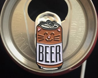 Beer Enamel Pin - Etsy