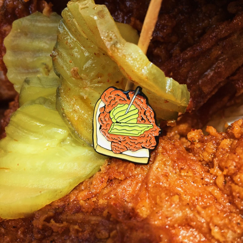 Chicken Pin - Etsy