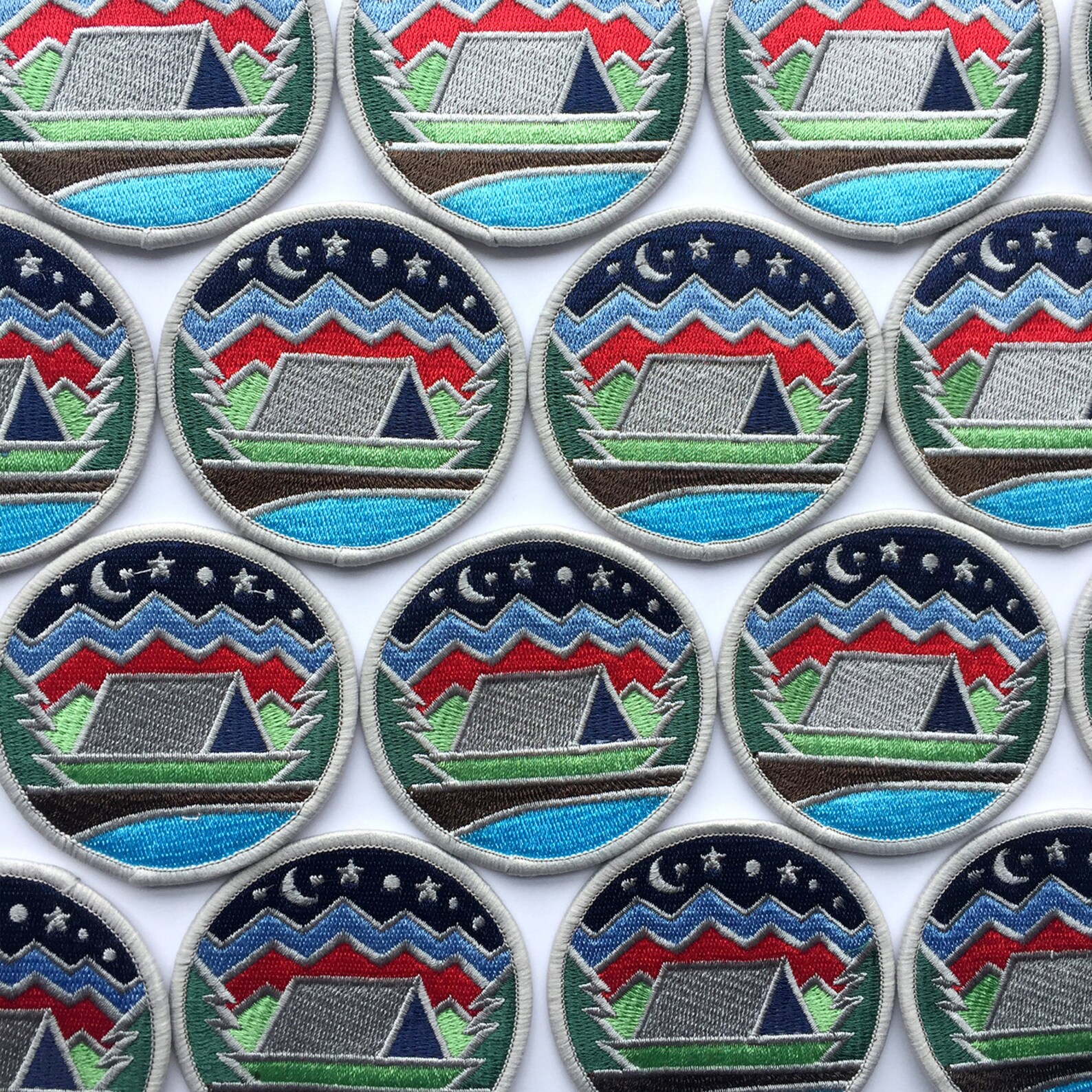 Camping Embroidered Patch 2.5 - Etsy