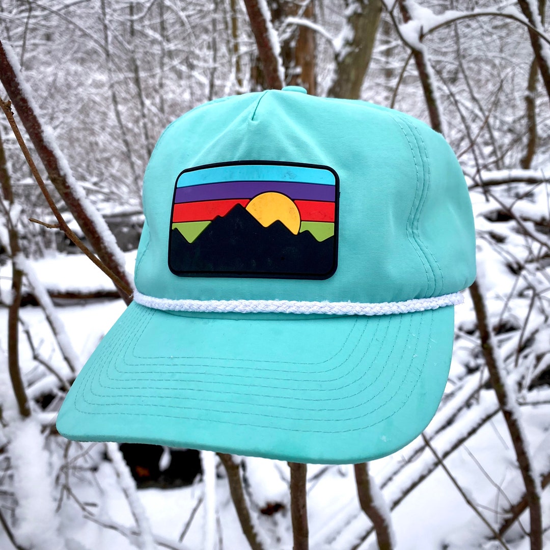 Mountain Top - Waterproof Snapback Hat - Etsy
