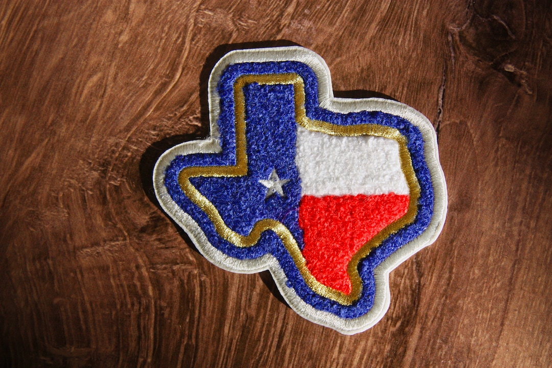 Texas Flag Chenille Patch - Etsy