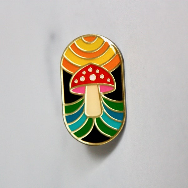 Mushroom Pin - Etsy