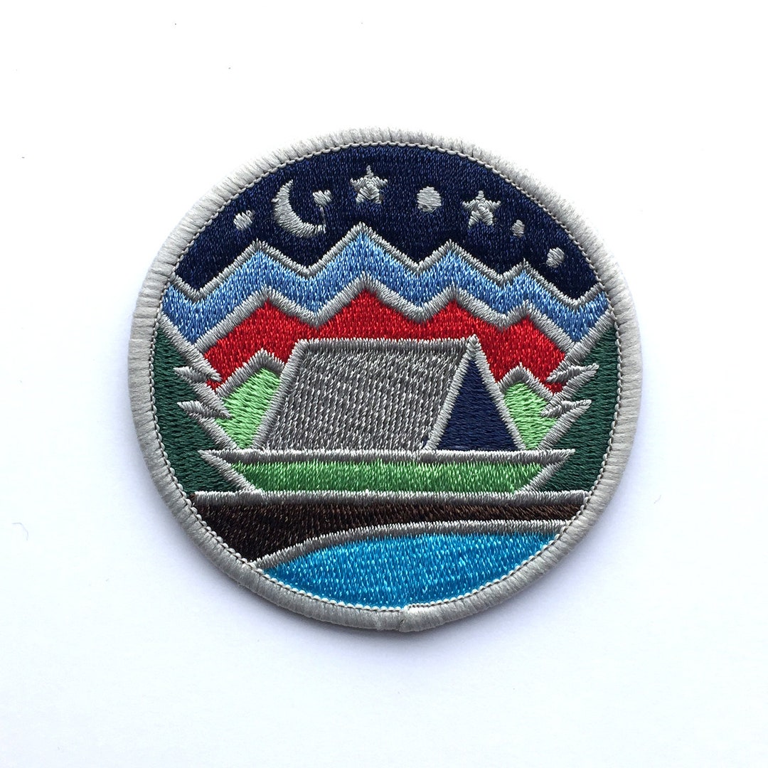 Camping - Embroidered Patch - 2.5" - Etsy