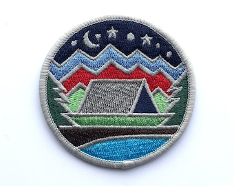 Mountain Embroidered Patch 2.5 | Etsy