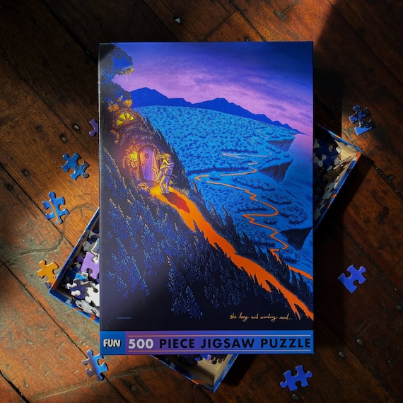 The Long and Winding Road 500 Piece Jigsaw Puzzle | Etsy