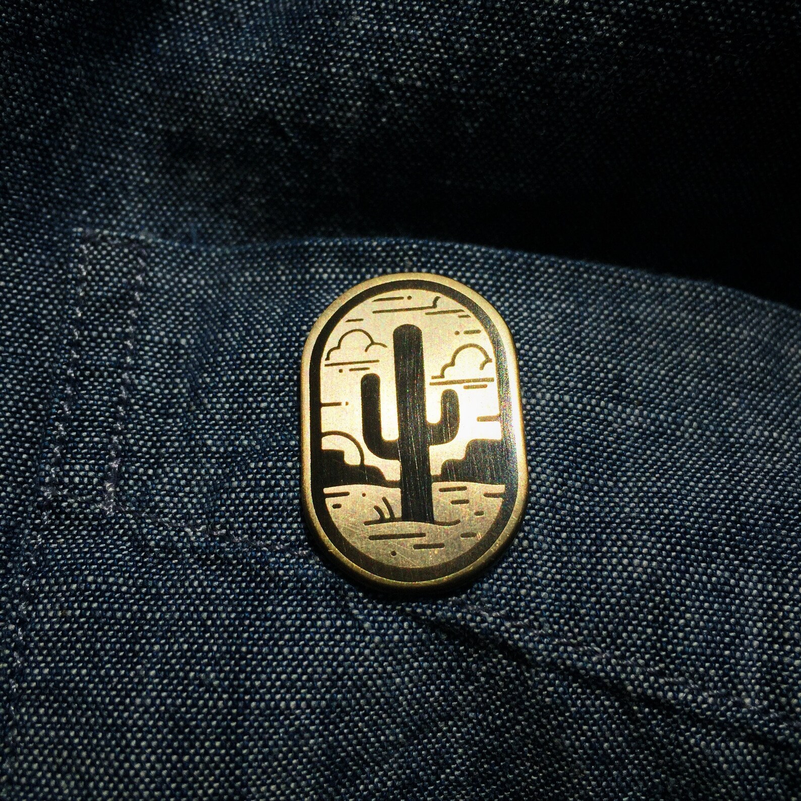 Saguaro - Hard Enamel Lapel Pin - Etsy