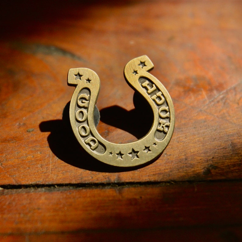 Good Luck - Enamel Lapel Pin - Etsy