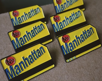 NYC New York City Enamel Lapel Pin | Etsy