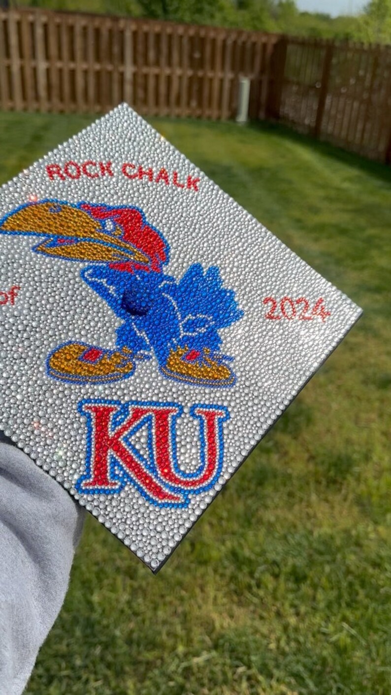 Custom Rhinestone Graduation Cap Topper - Etsy