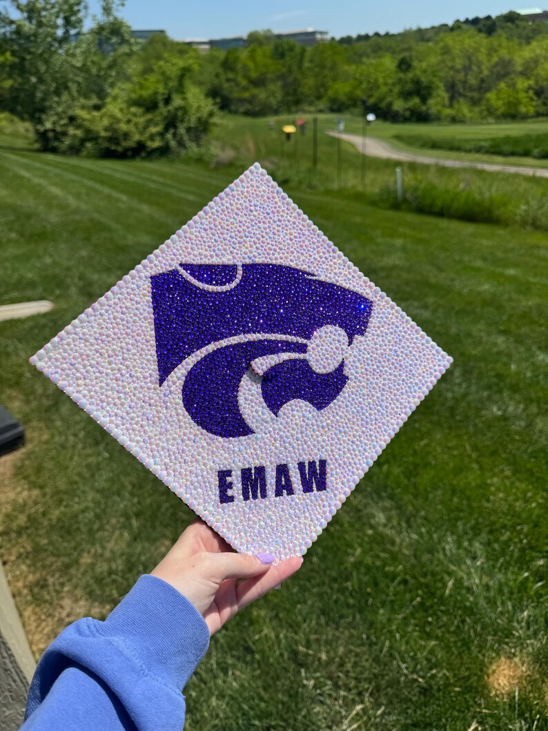 Custom Rhinestone Graduation Cap Topper - Etsy
