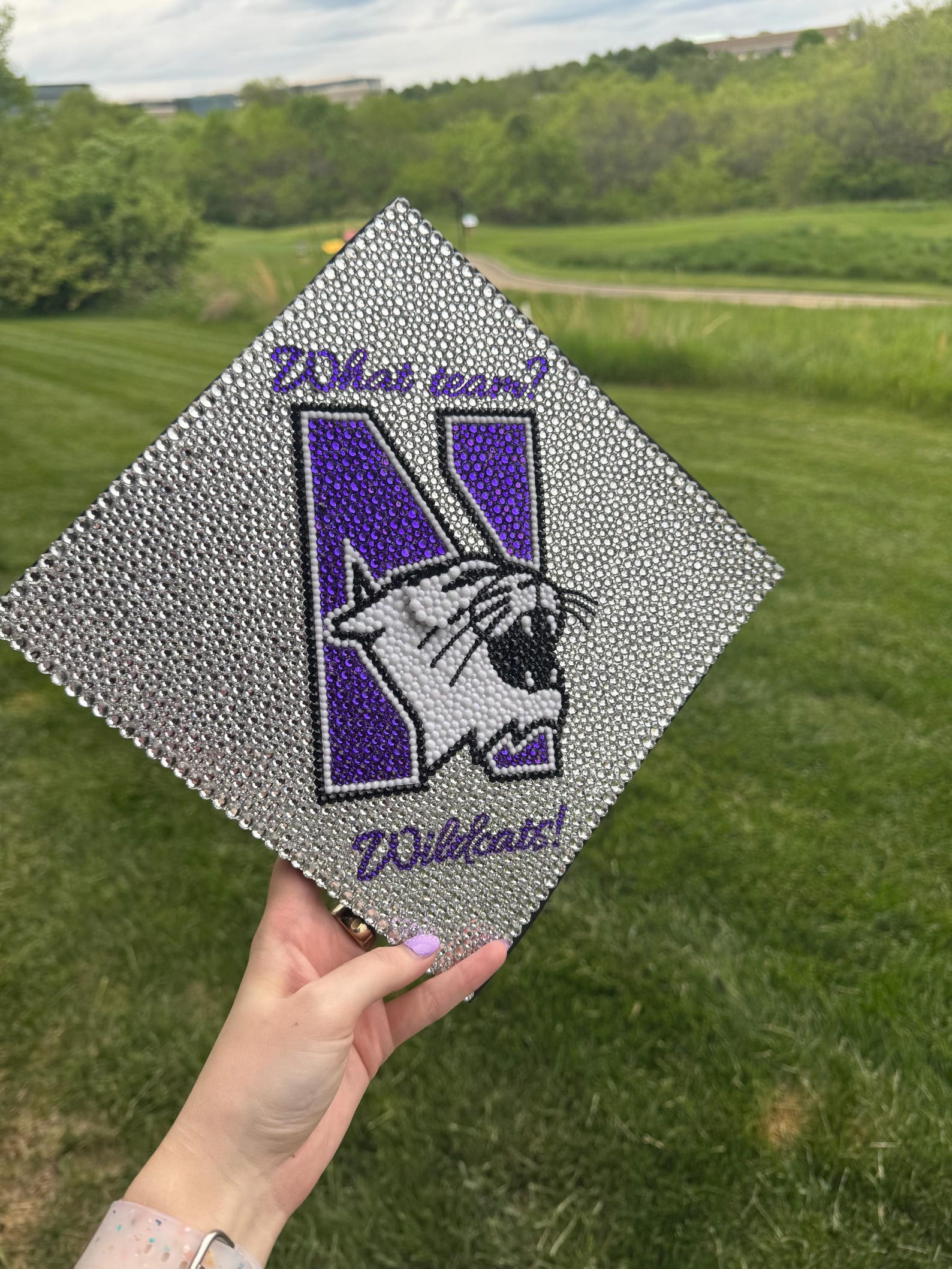 Custom Rhinestone Graduation Cap Topper - Etsy