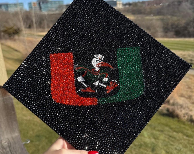 READY TO SHIP Rhinestone Graduation Cap Topper - Etsy