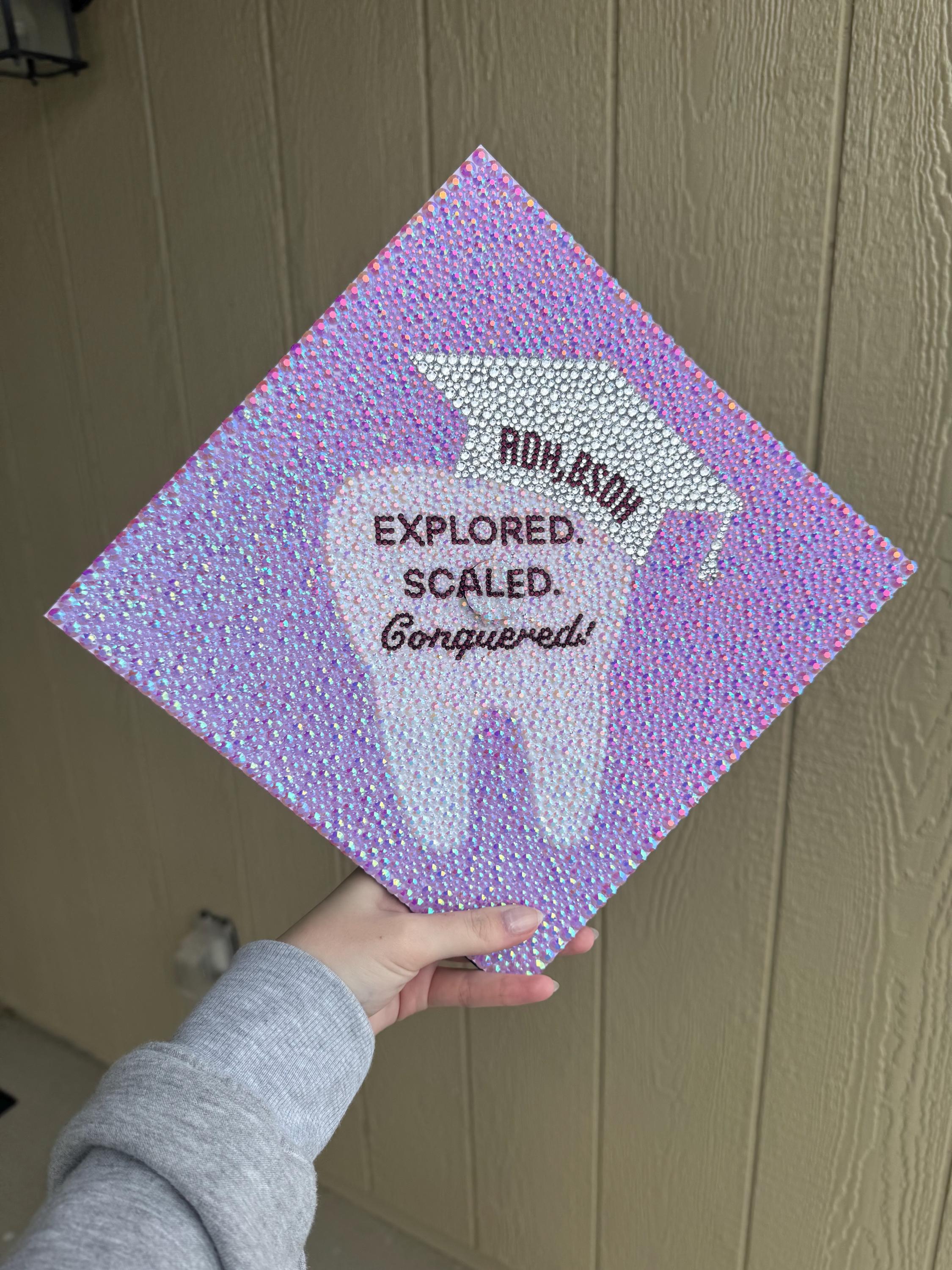 Custom Rhinestone Graduation Cap Topper - Etsy