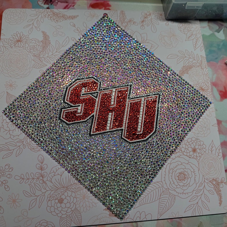 Custom Rhinestone Graduation Cap Topper - Etsy