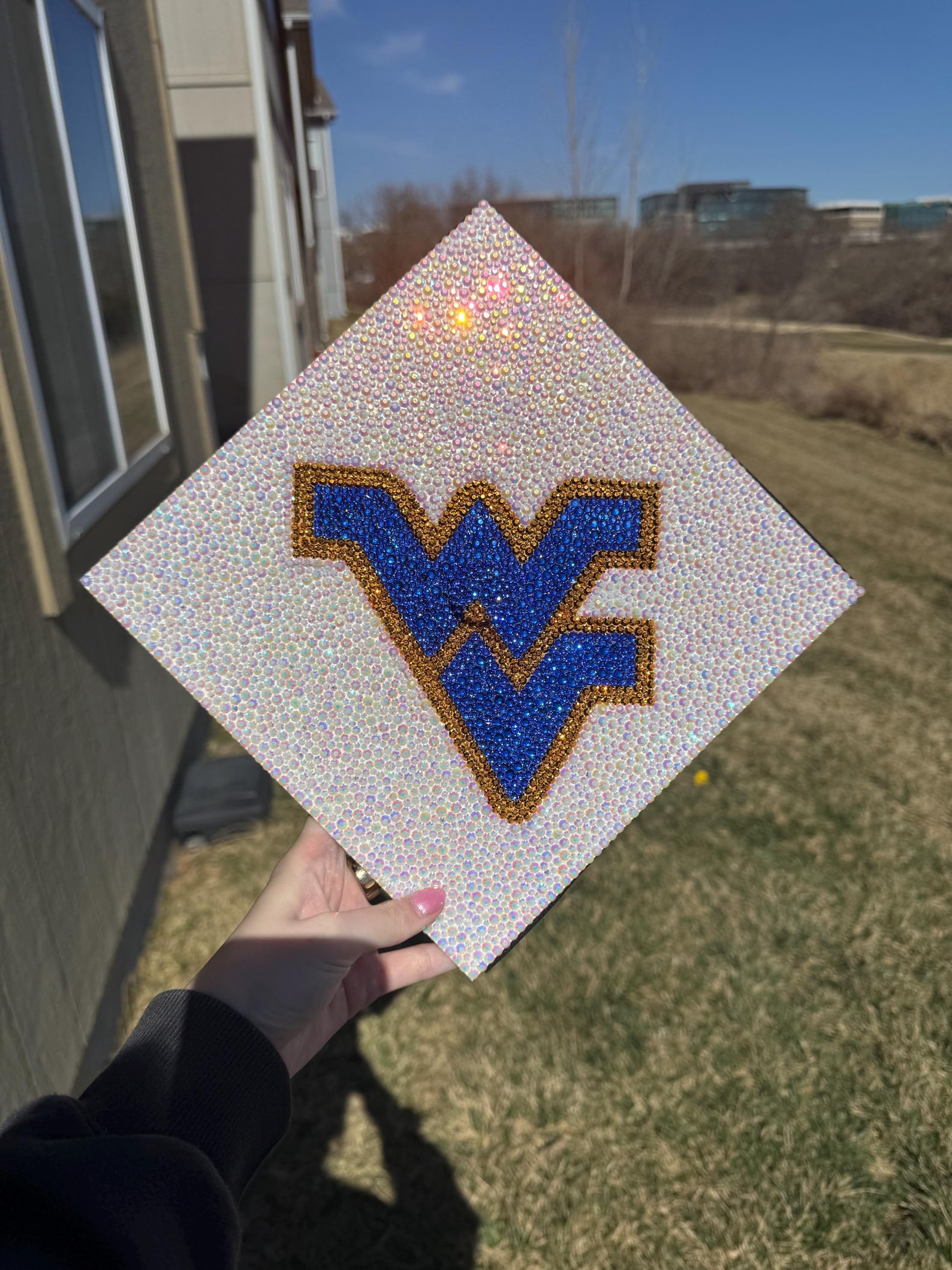 Custom Rhinestone Graduation Cap Topper - Etsy